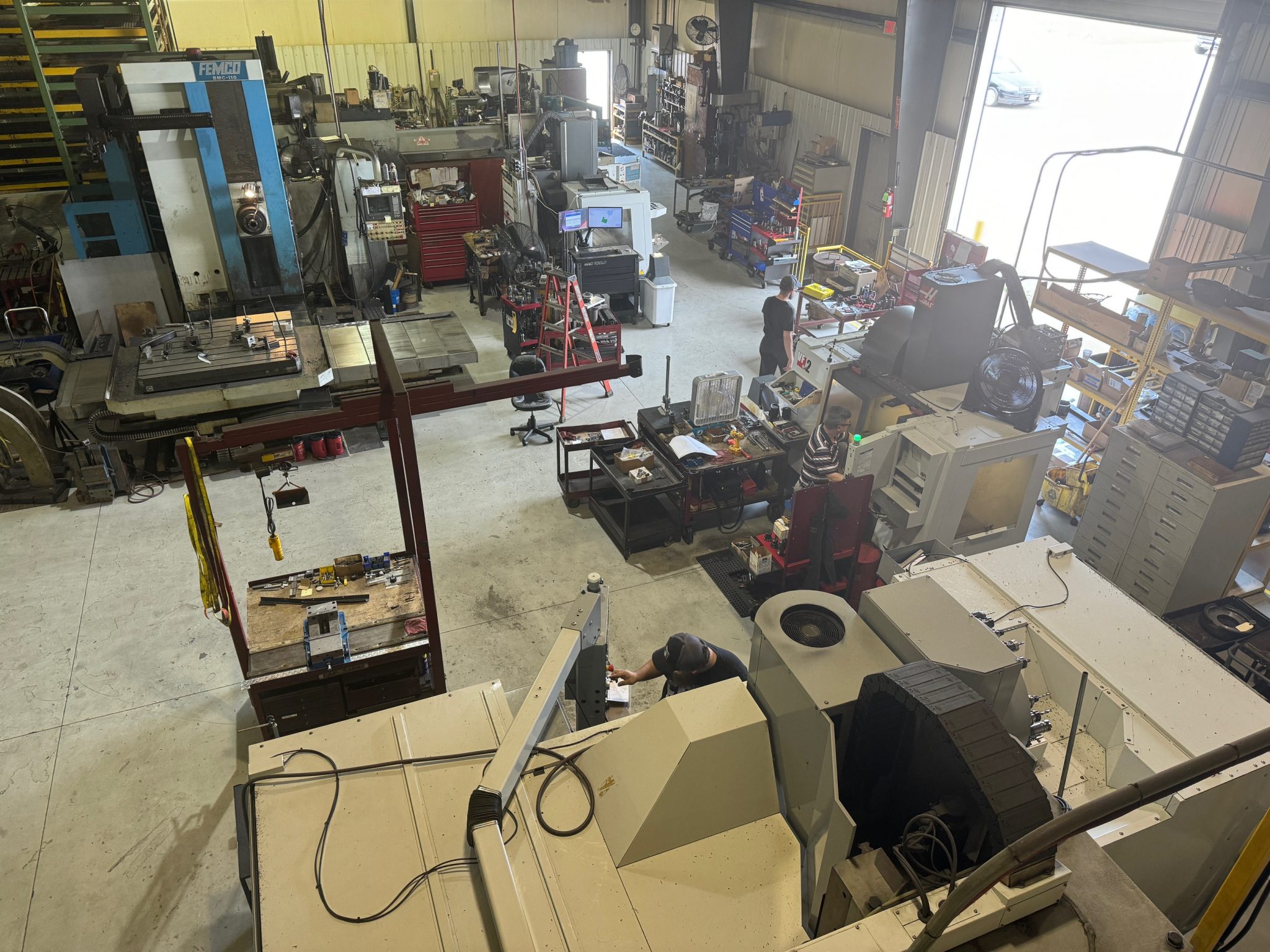 Overview of Machining Department - H&H Welding